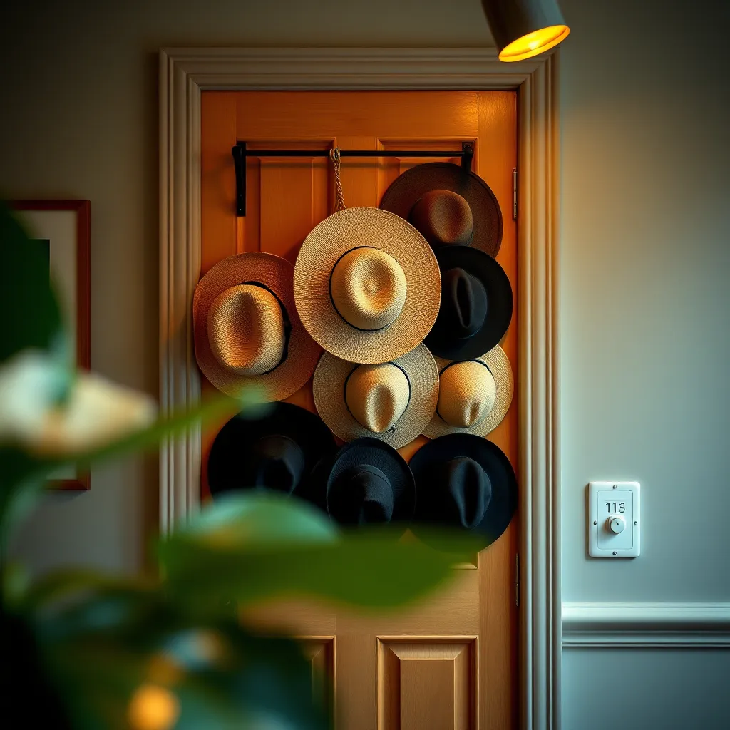 Transform Your Space with a Back of the Door Hat Rack
