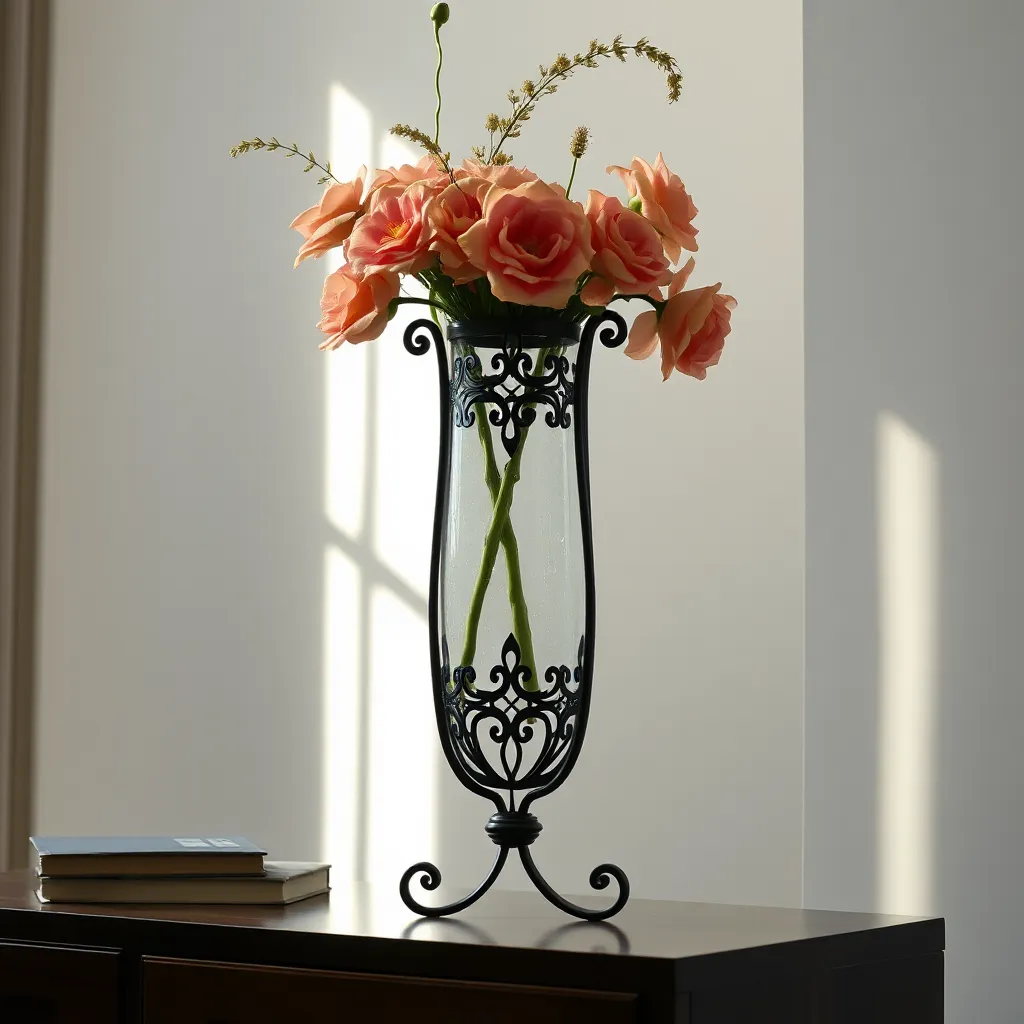 Discovering the Allure of Metal Flower Vase Stands