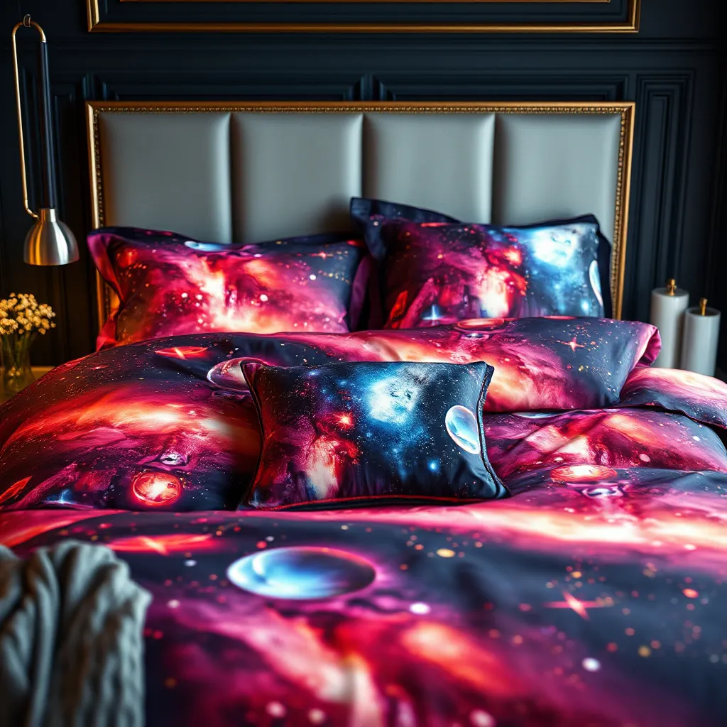Galaxy Themed Bedding: A Fusion of Art and Science