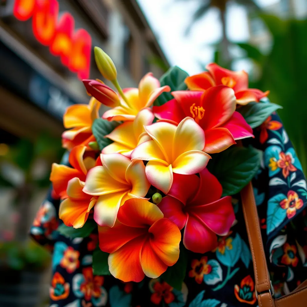 Faux Hawaiian Flowers: A Fashionable Fusion of Style