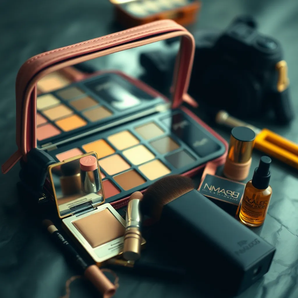 Mastering the Art of Flat Lay Makeup Bags